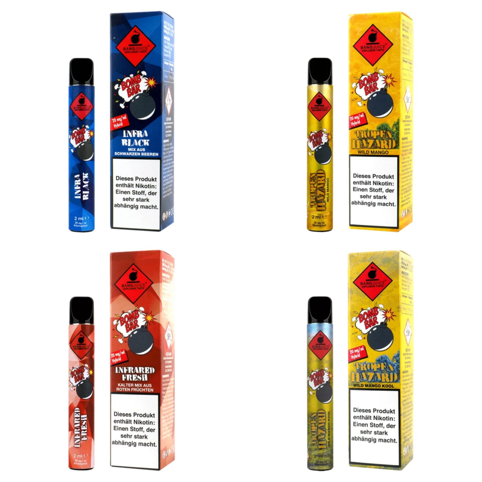 🌟BANG JUICE BOMB BAR Disposable Einweg E-Zigarette – Liquidlager.de E ...